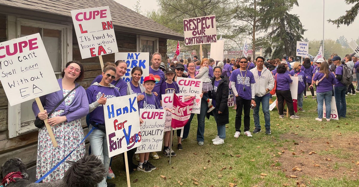 CUPE 3550 Edmonton Public School support workers set to begin strike on ...