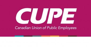 Button: CUPE logo | Canadian Union of Public Employees